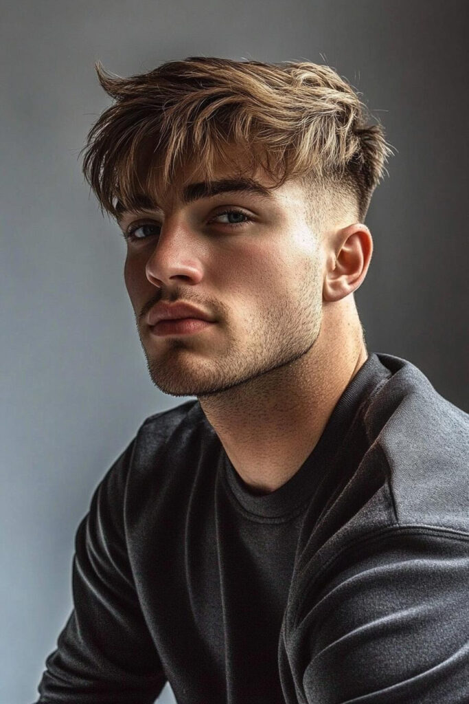 32 Fresh Mid Fade Variations For Athletic Men