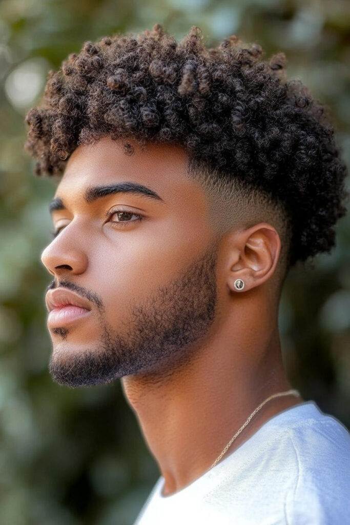 31 Curly Hair Taper Fade Combinations For Spring 2025