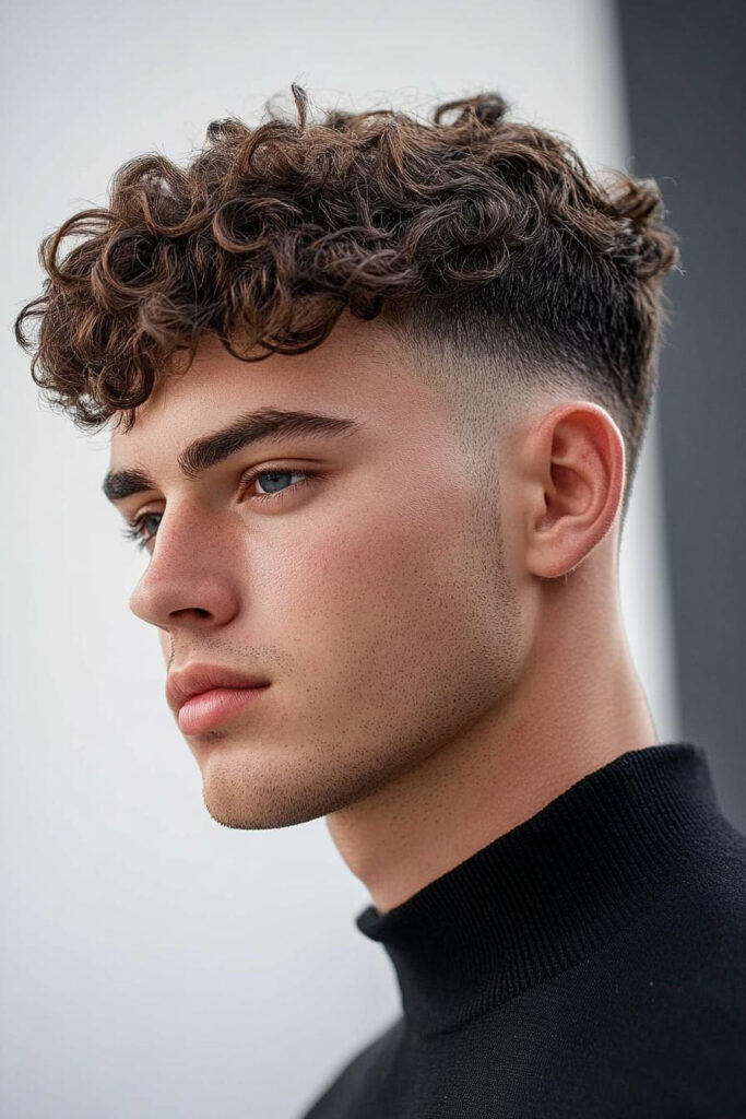 31 Curly Hair Taper Fade Combinations For Spring 2025
