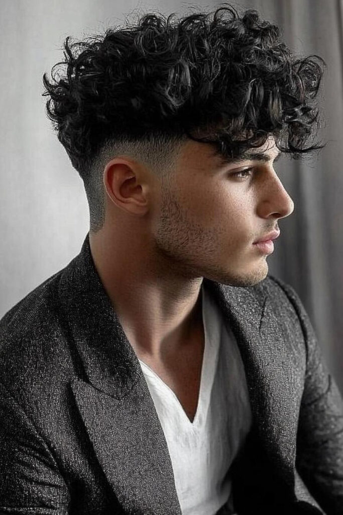 31 Curly Hair Taper Fade Combinations For Spring 2025