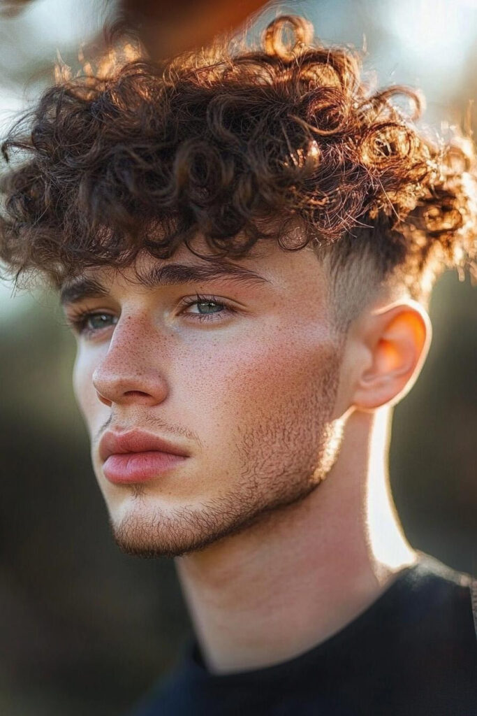 31 Curly Hair Taper Fade Combinations For Spring 2025