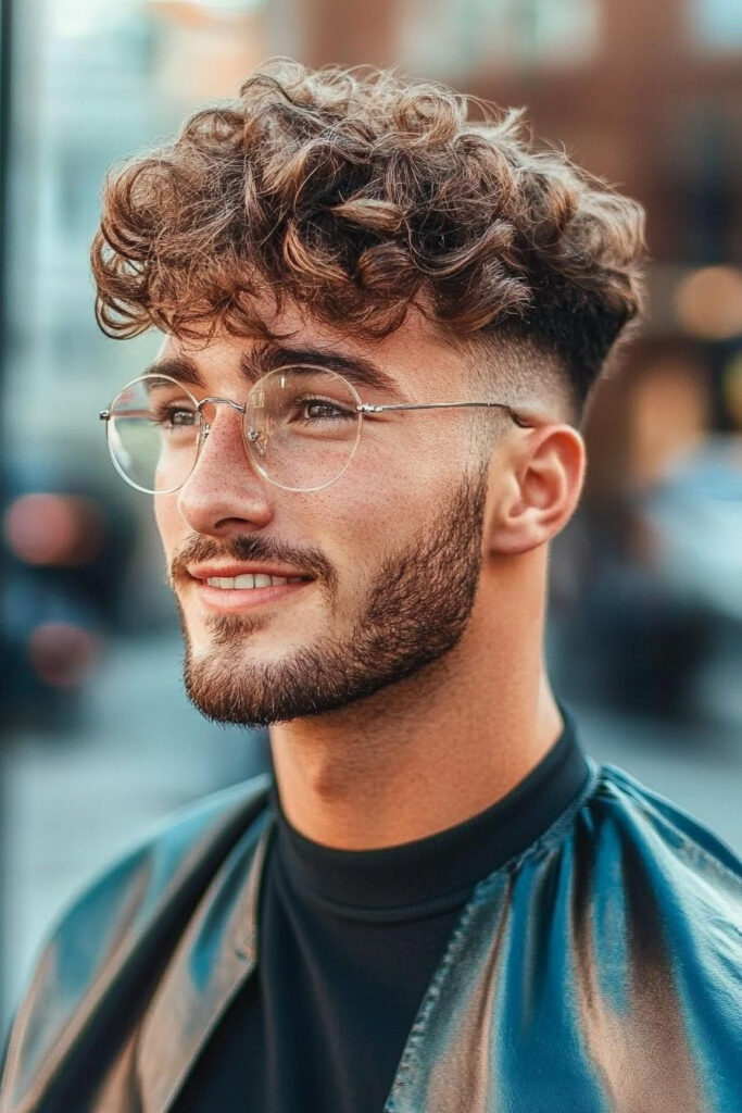 31 Curly Hair Taper Fade Combinations For Spring 2025