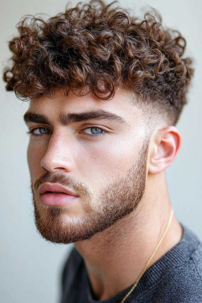 31 Curly Hair Taper Fade Combinations For Spring 2025