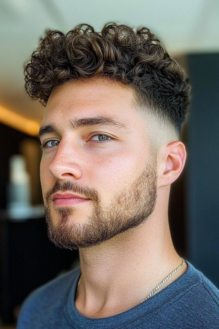 31 Curly Hair Taper Fade Combinations For Spring 2025