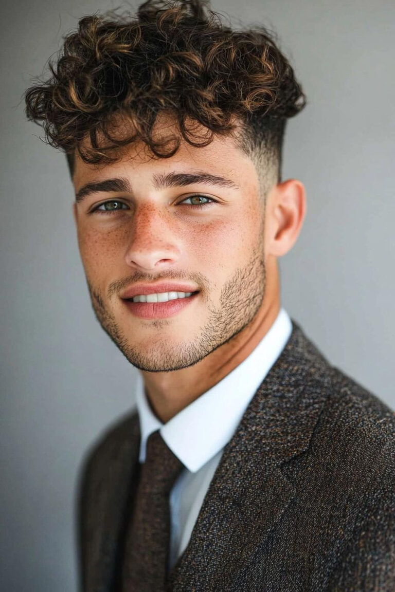31 Curly Hair Taper Fade Combinations For Spring 2025
