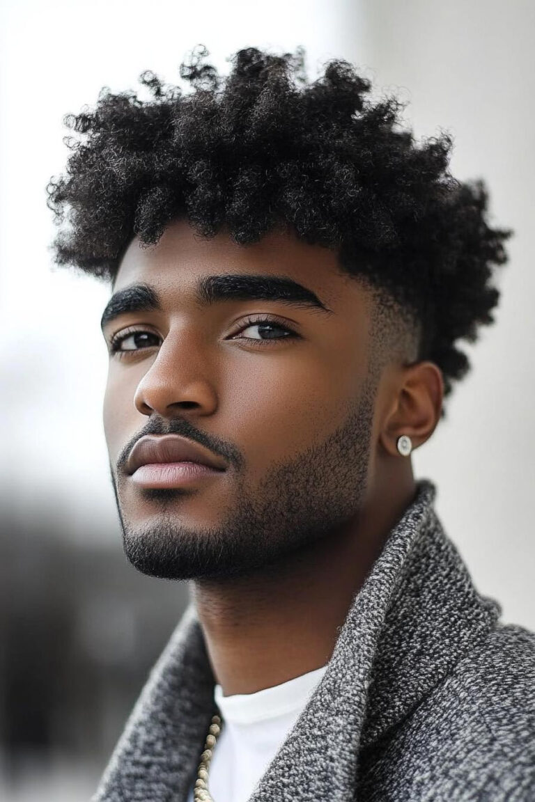 15 Natural Hair Texture Styles For Black Men