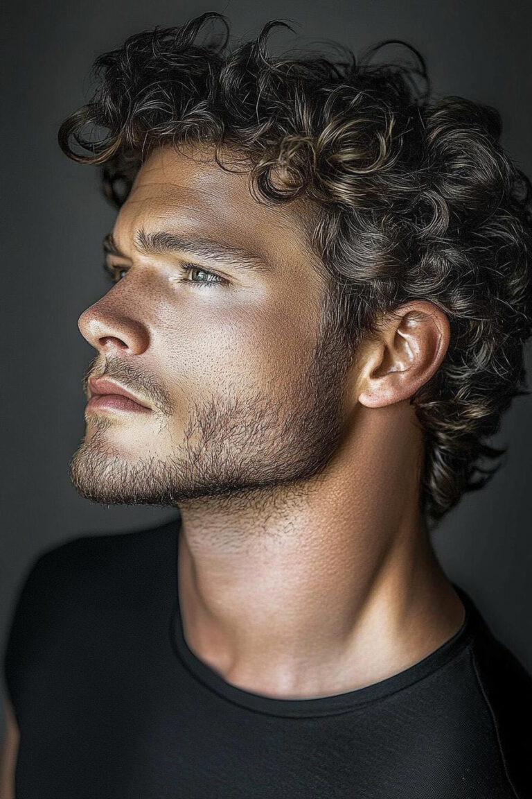 15 Natural Curly Hairstyles For Men - Hairstyle King