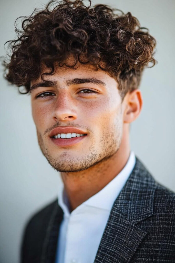 15 Natural Curly Hairstyles For Men - Hairstyle King