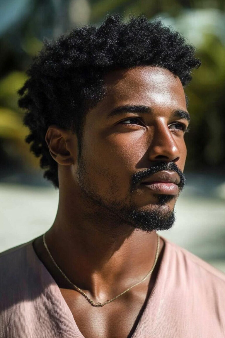 15 Natural Hair Texture Styles For Black Men