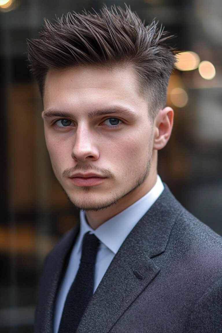 40 Spiky Hair Techniques For Young Professionals