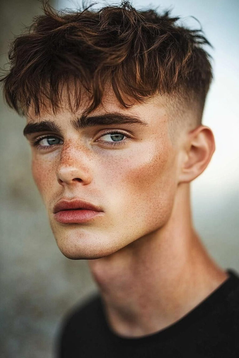 21 Textured Crop Cuts With Faded Sides