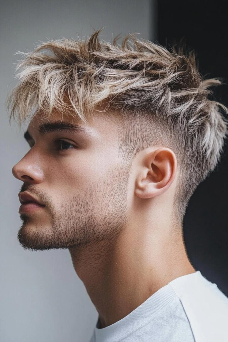 21 Textured Crop Cuts With Faded Sides