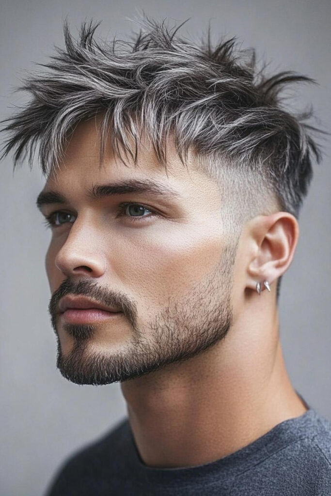 21 Textured Crop Cuts With Faded Sides