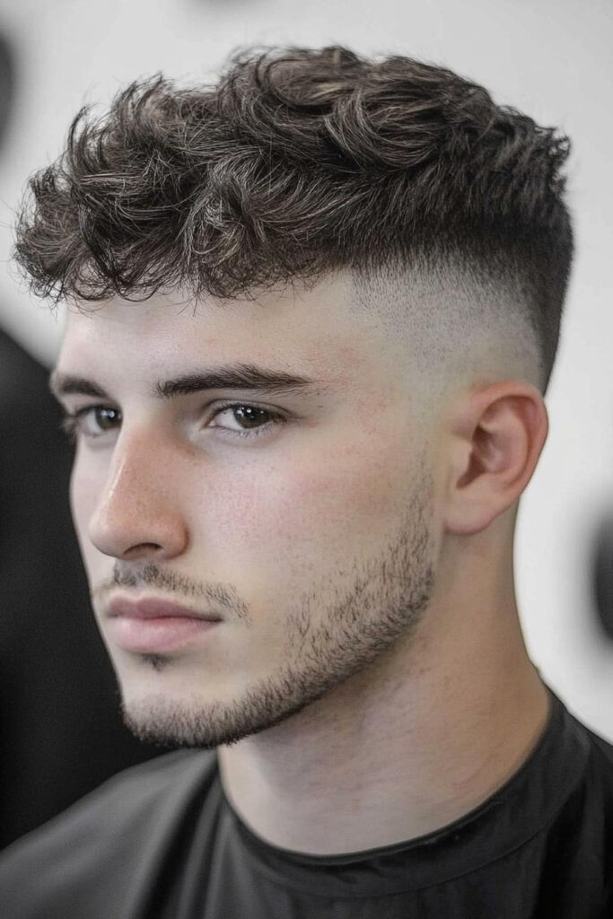 21 Textured Crop Cuts With Faded Sides