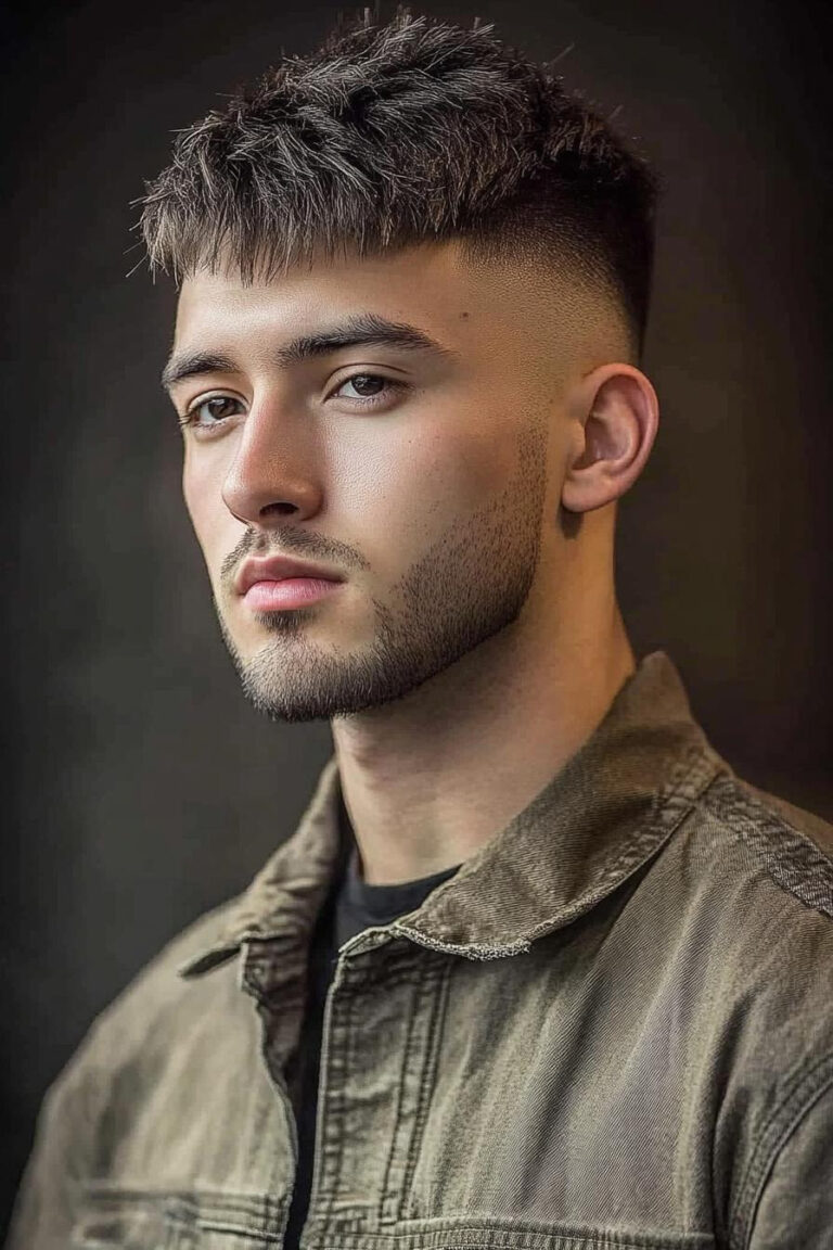 21 Textured Crop Cuts With Faded Sides