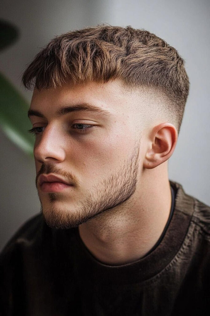 21 Textured Crop Cuts With Faded Sides