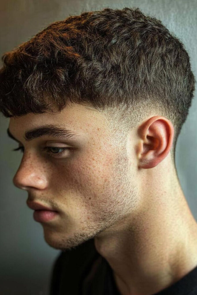 21 Textured Crop Cuts With Faded Sides