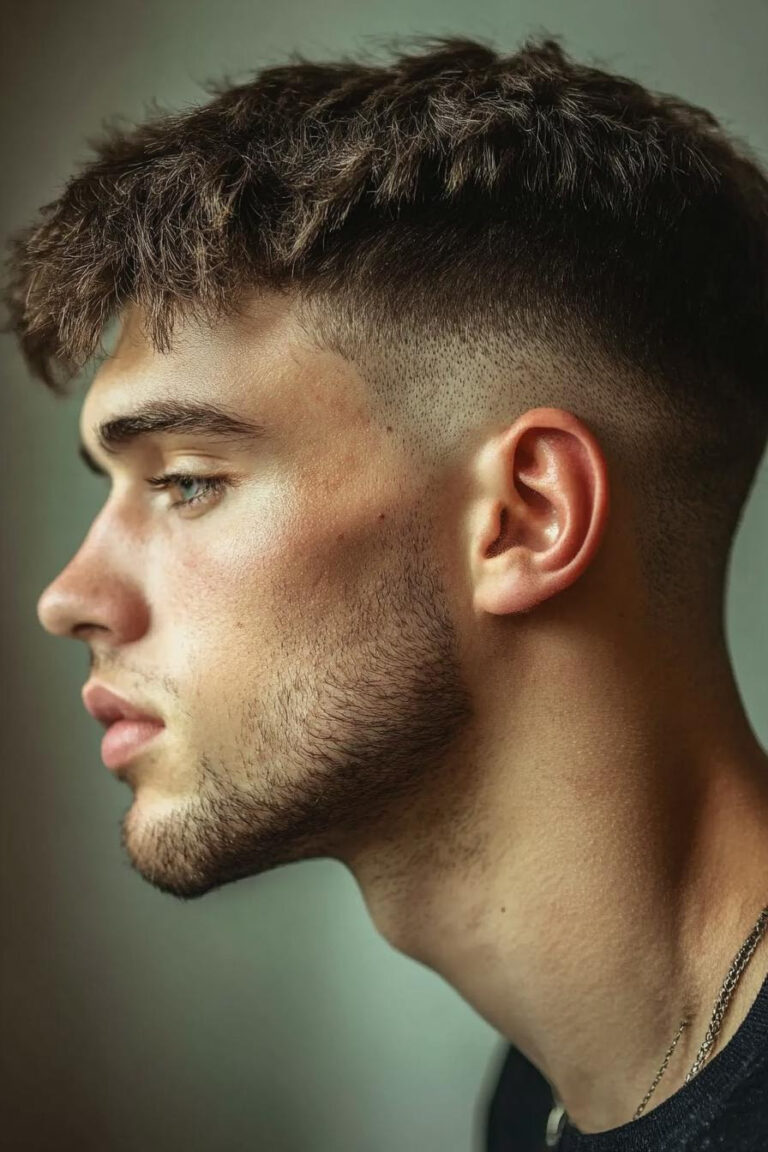 21 Textured Crop Cuts With Faded Sides