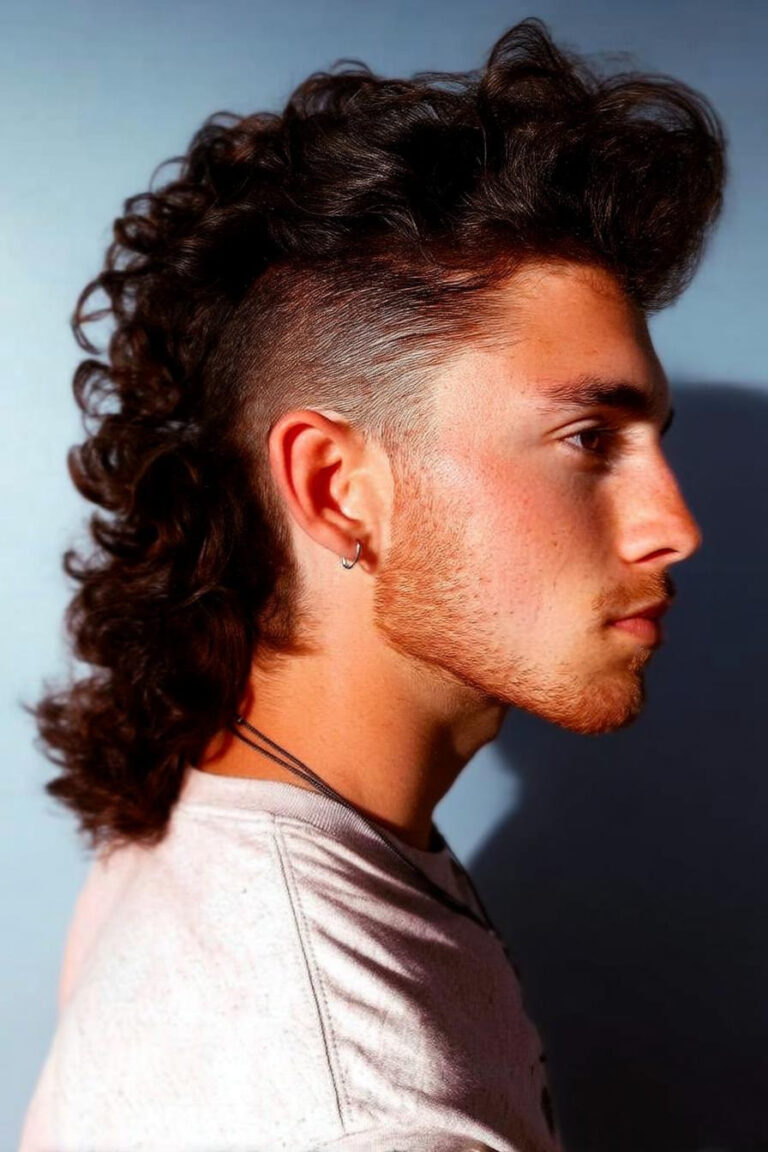 23 Textured Mullet Styles For Men With Wavy Hair