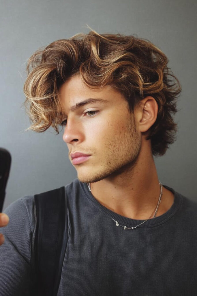 23 Honey Blonde Highlight Ideas For Men With Brown Hair