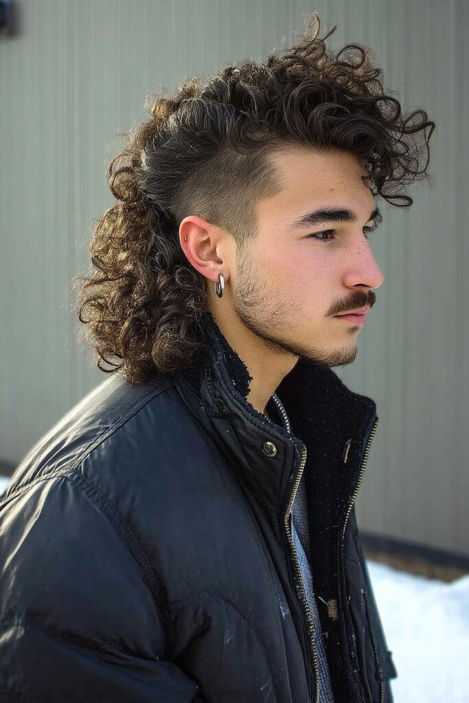 23 Textured Mullet Styles For Men With Wavy Hair