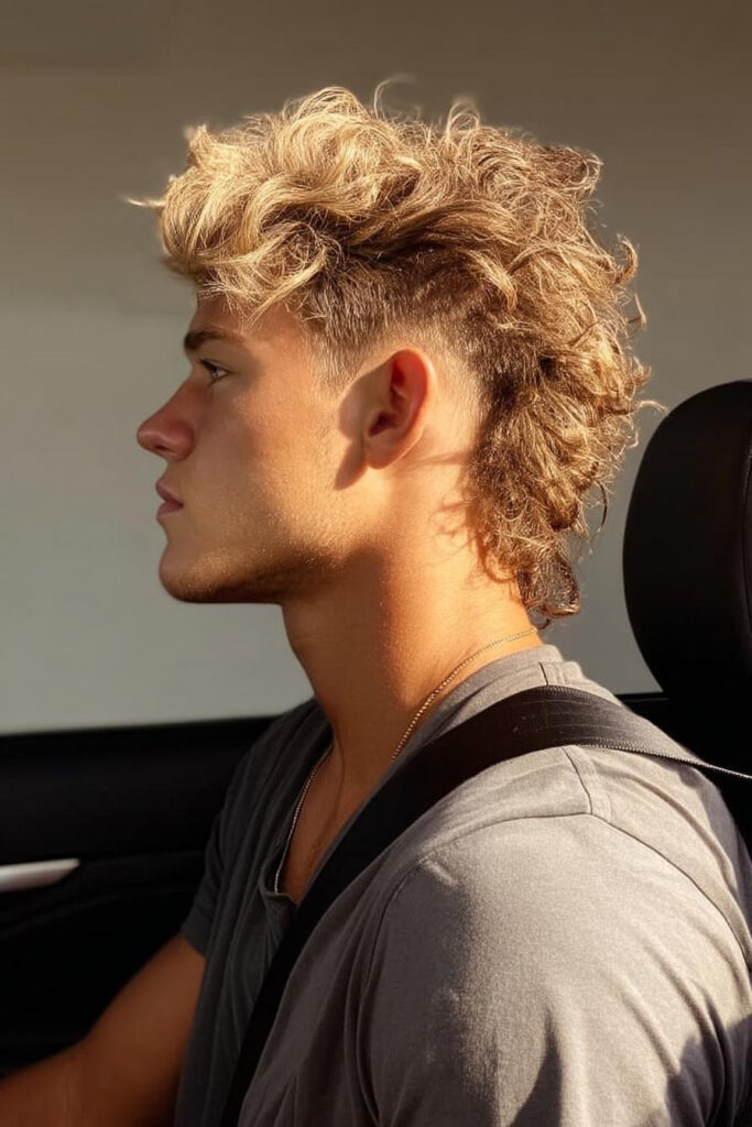 20 Blonde Mullet Variations For Men's Summer Look