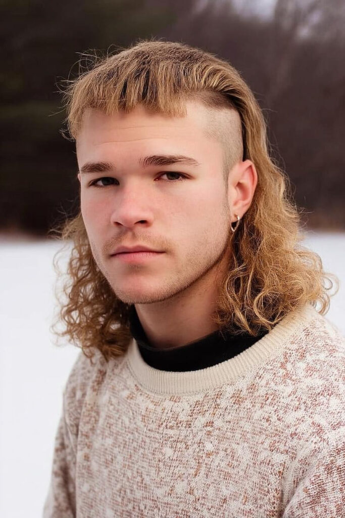 20 Blonde Mullet Variations For Men's Summer Look