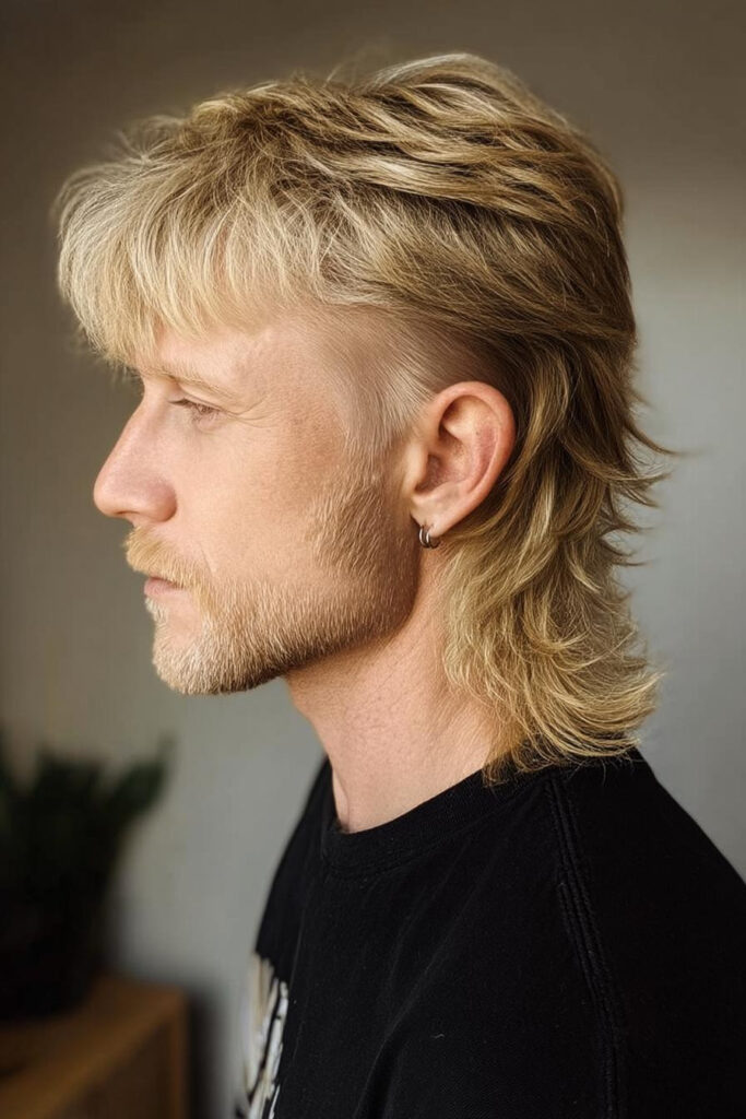 20 Blonde Mullet Variations For Men's Summer Look