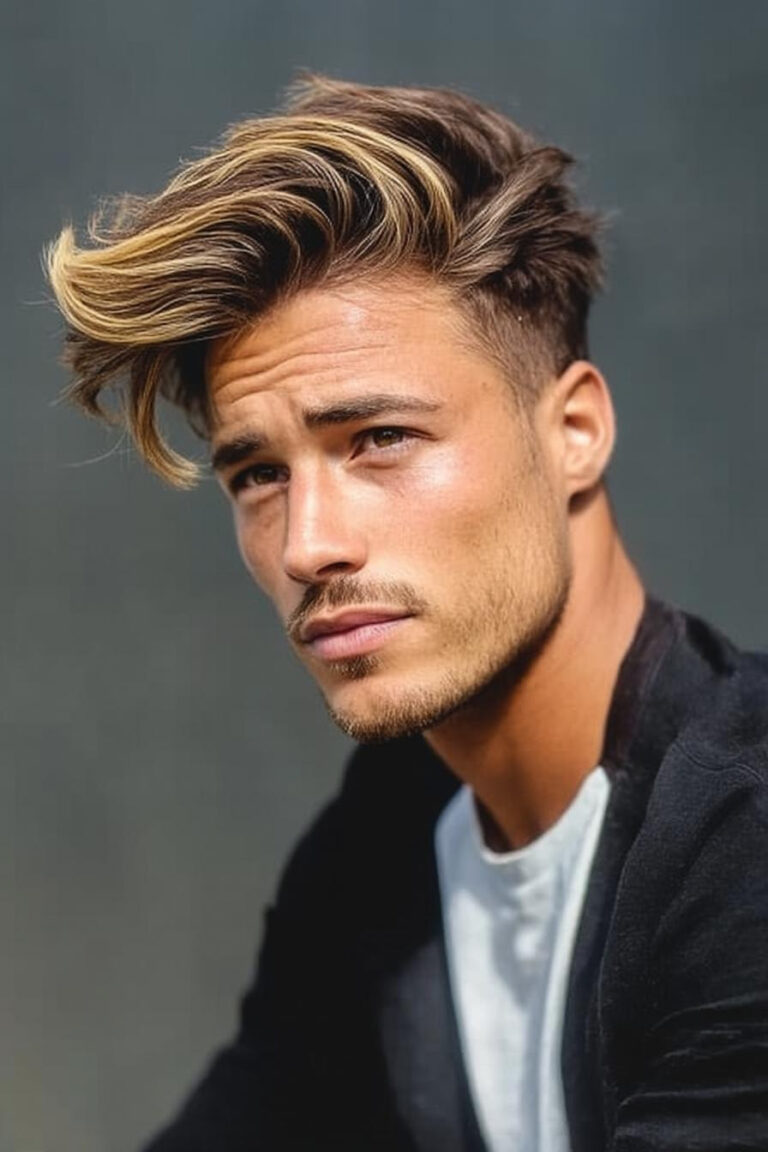 23 Honey Blonde Highlight Ideas For Men With Brown Hair
