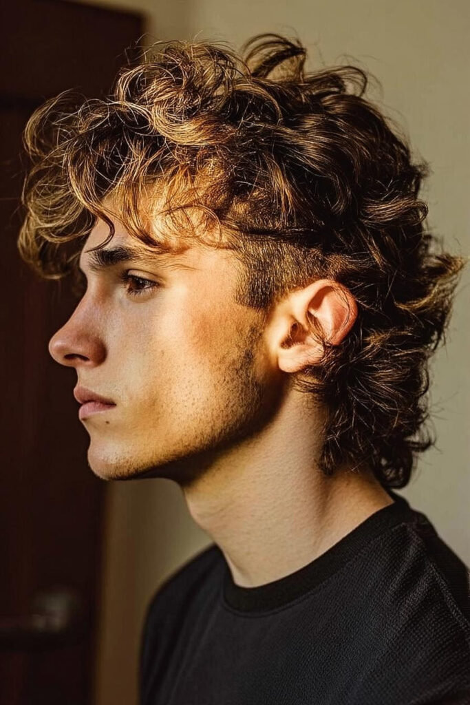 23 Textured Mullet Styles For Men With Wavy Hair