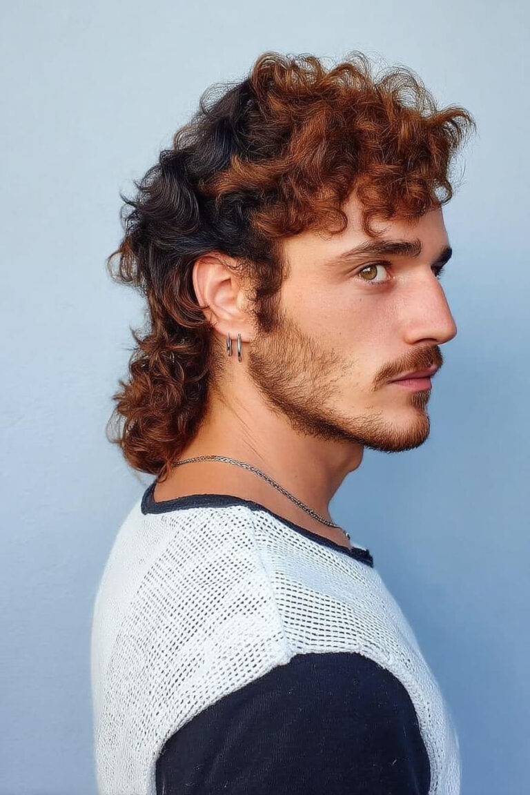 23 Textured Mullet Styles For Men With Wavy Hair