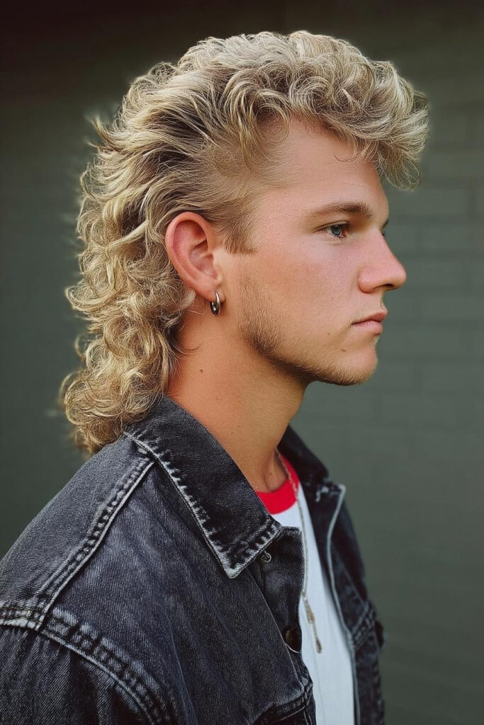 20 Blonde Mullet Variations For Men's Summer Look