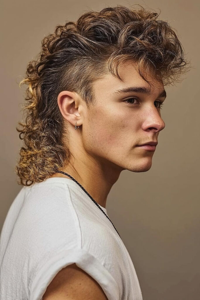 23 Textured Mullet Styles For Men With Wavy Hair