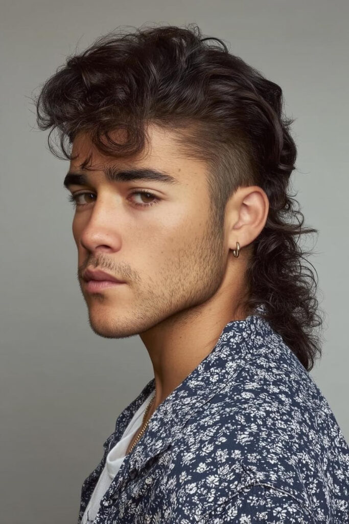 23 Textured Mullet Styles For Men With Wavy Hair