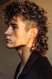 23 Textured Mullet Styles For Men With Wavy Hair