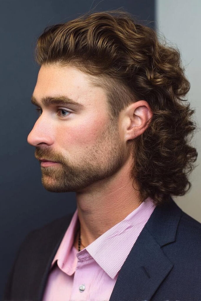 23 Textured Mullet Styles For Men With Wavy Hair