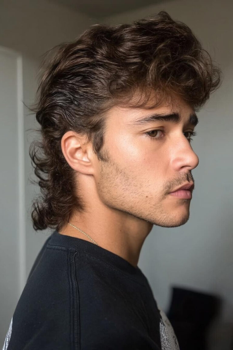 23 Textured Mullet Styles For Men With Wavy Hair