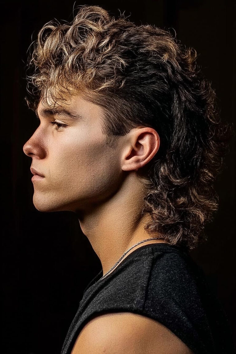 23 Textured Mullet Styles For Men With Wavy Hair