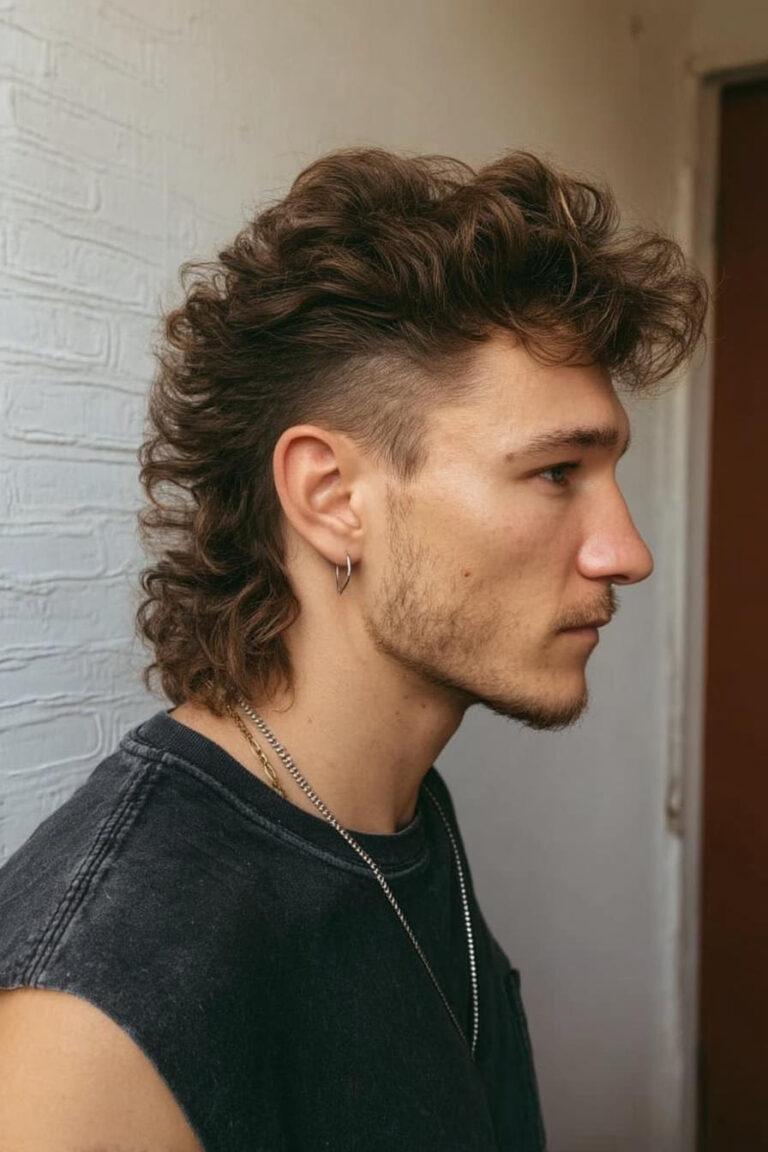 23 Textured Mullet Styles For Men With Wavy Hair