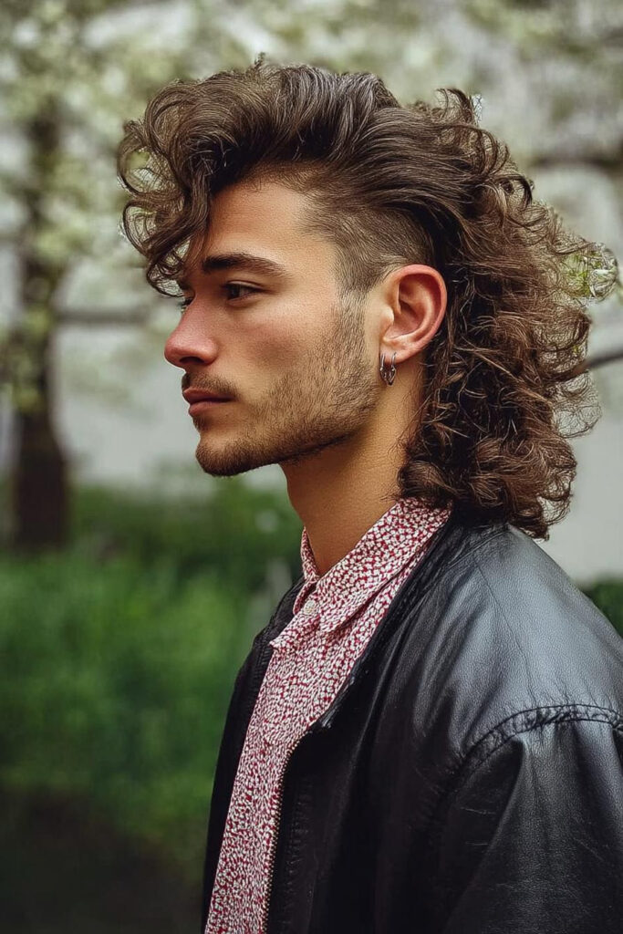 23 Textured Mullet Styles For Men With Wavy Hair