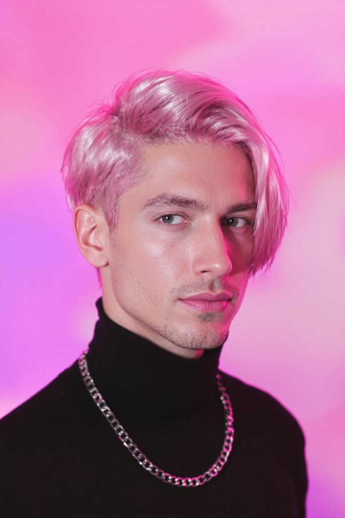 20 Trendy Pink Hair Ideas For Bold Men