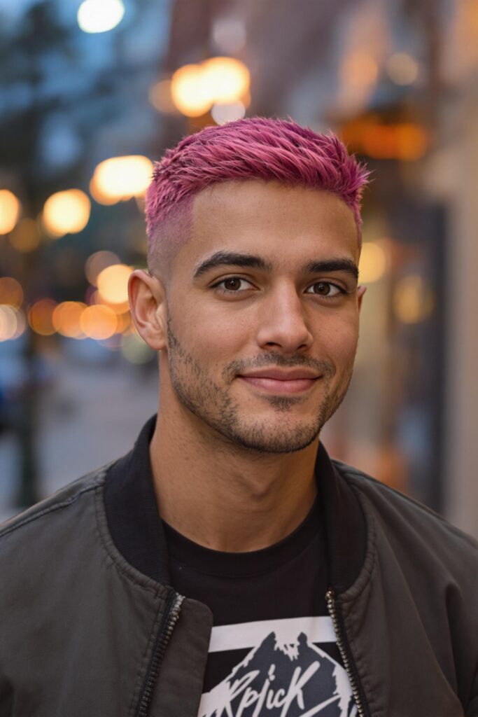20 Trendy Pink Hair Ideas For Bold Men