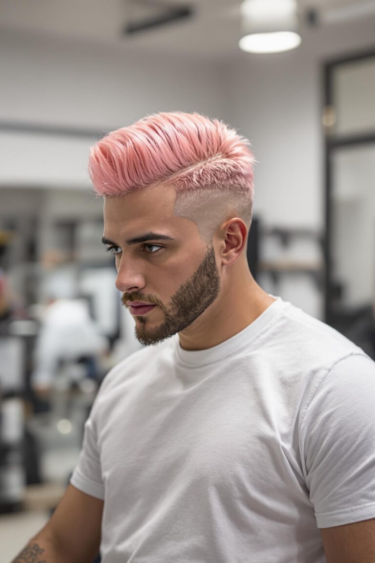 20 Trendy Pink Hair Ideas For Bold Men