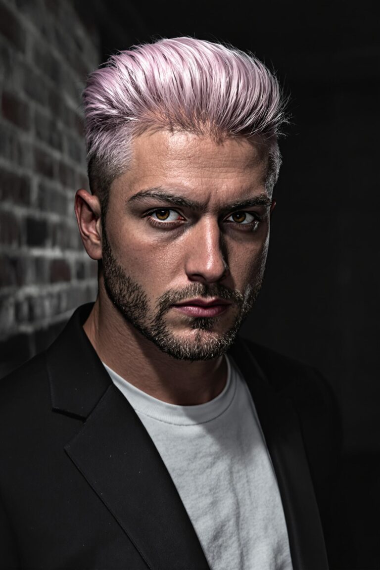 20 Trendy Pink Hair Ideas For Bold Men